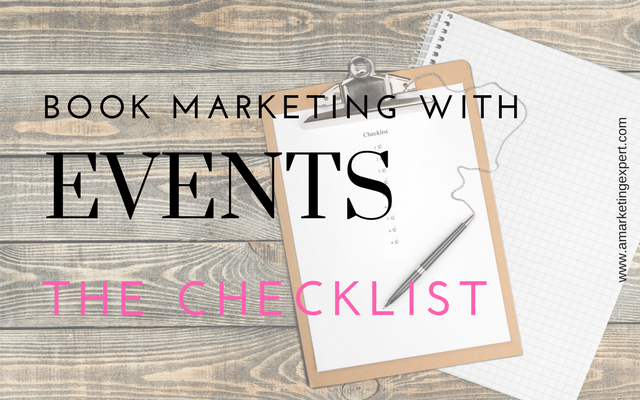 Book Marketing with Events: Your Checklist