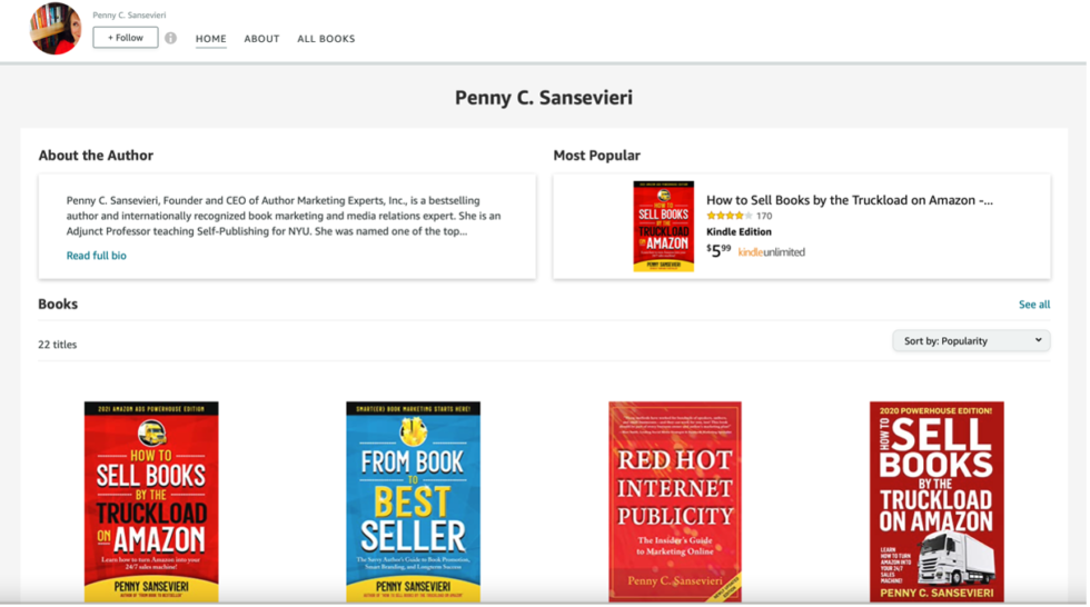 How to Make Author Pages on Amazon Work for You