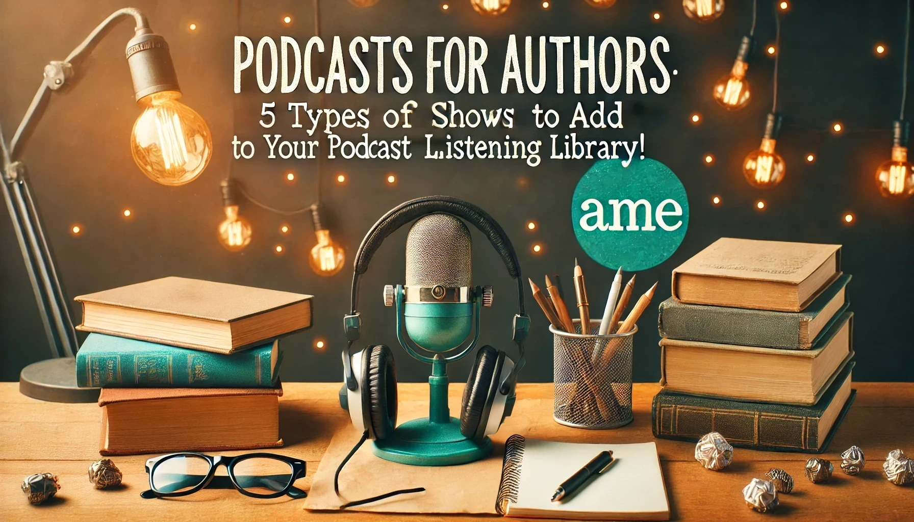 Podcasts for Authors: 5 Types of Shows to Add to your Library